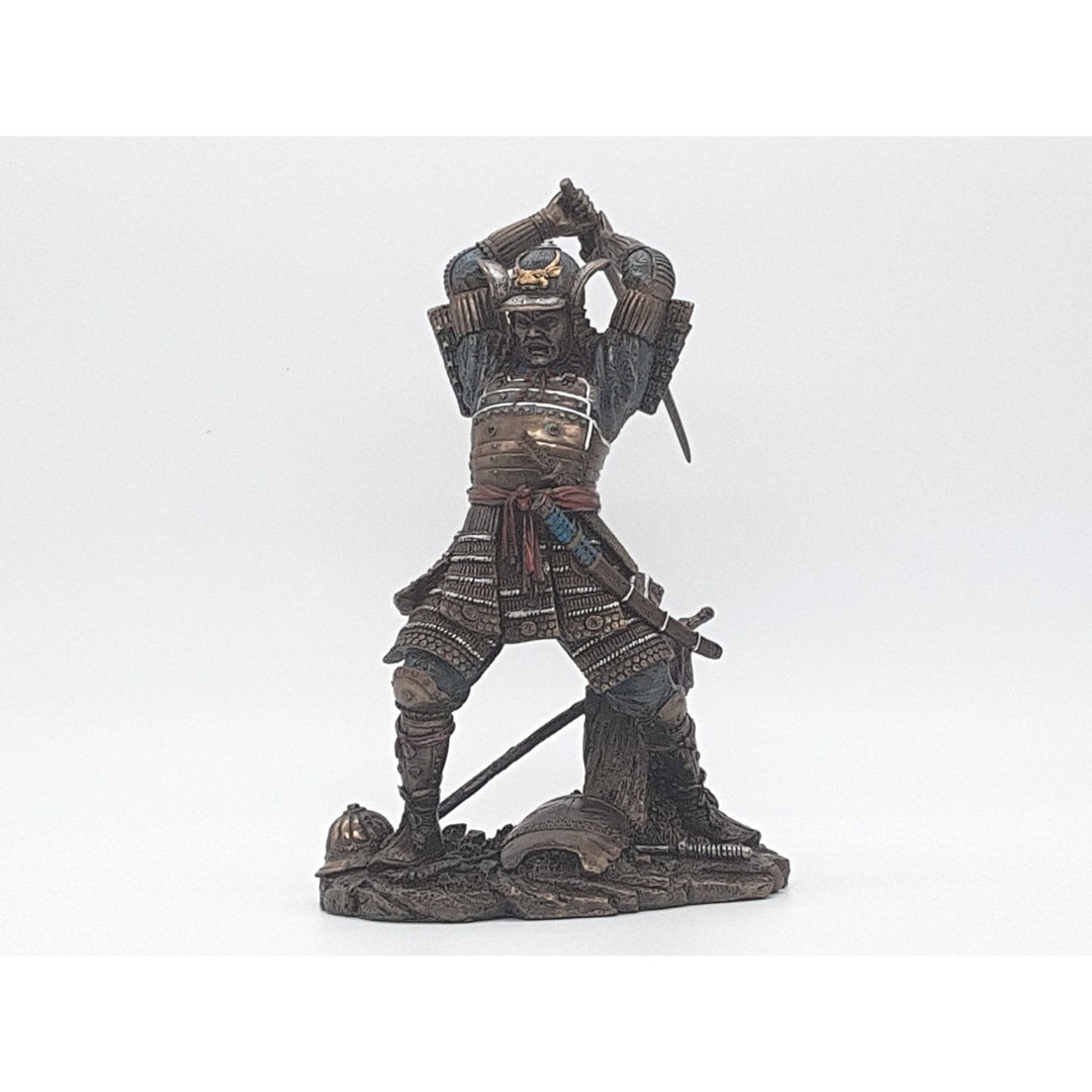Samurai Warrior Statue, Premium Handcrafted Japanese Figurine, Luxury ...