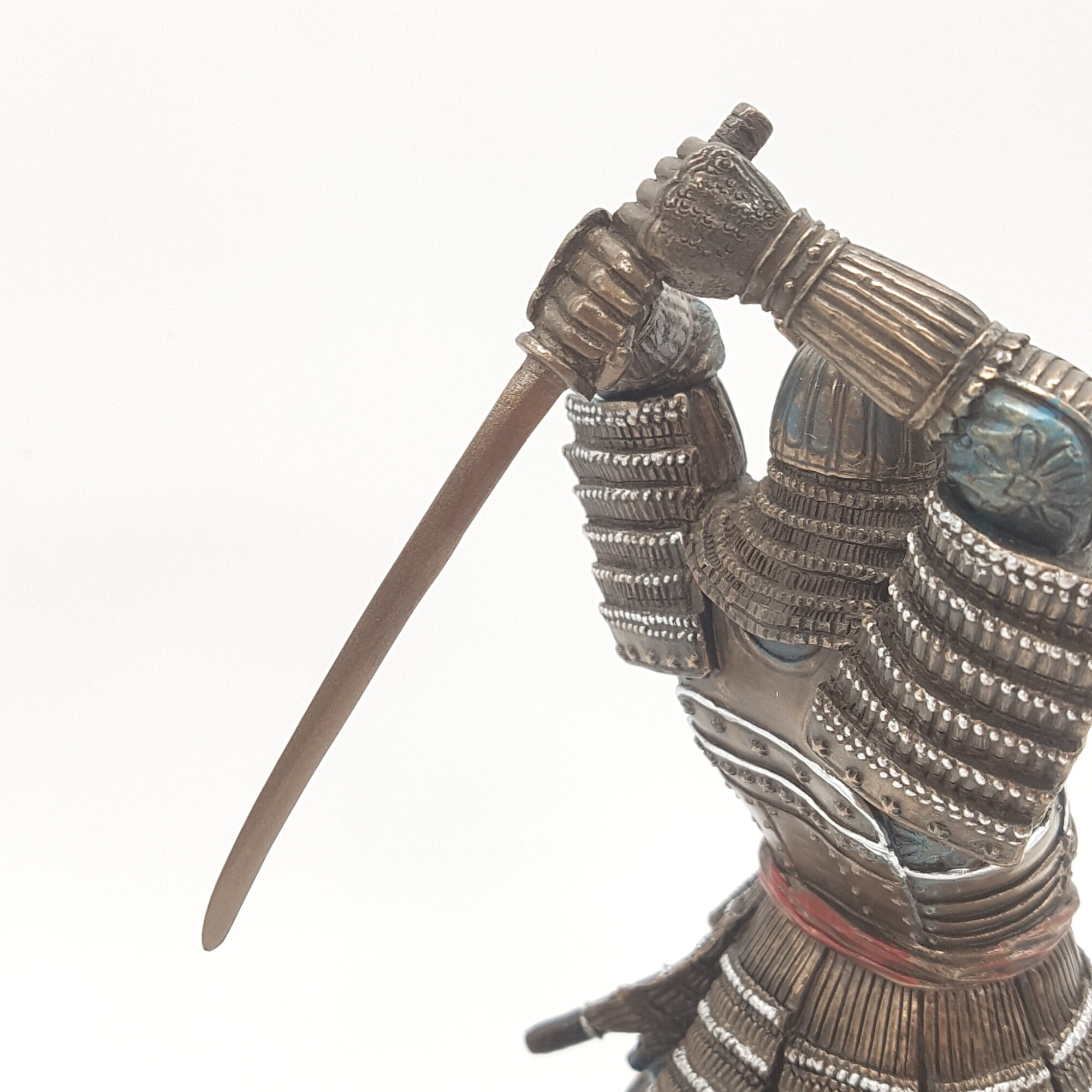 Samurai Warrior Statue, Premium Handcrafted Japanese Figurine, Luxury ...