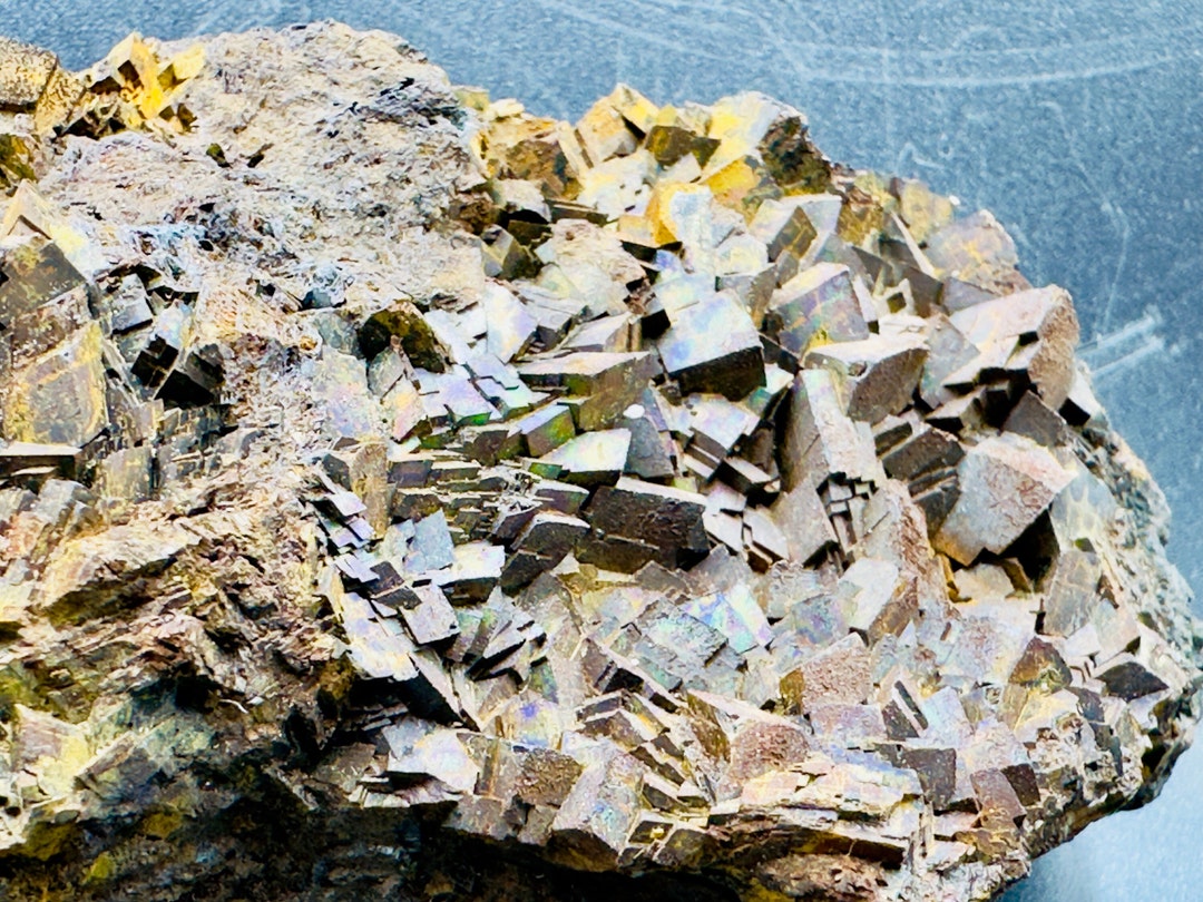 Museum Quality Colored Alloy Iron Siderite, With Good Luster - Rare ...