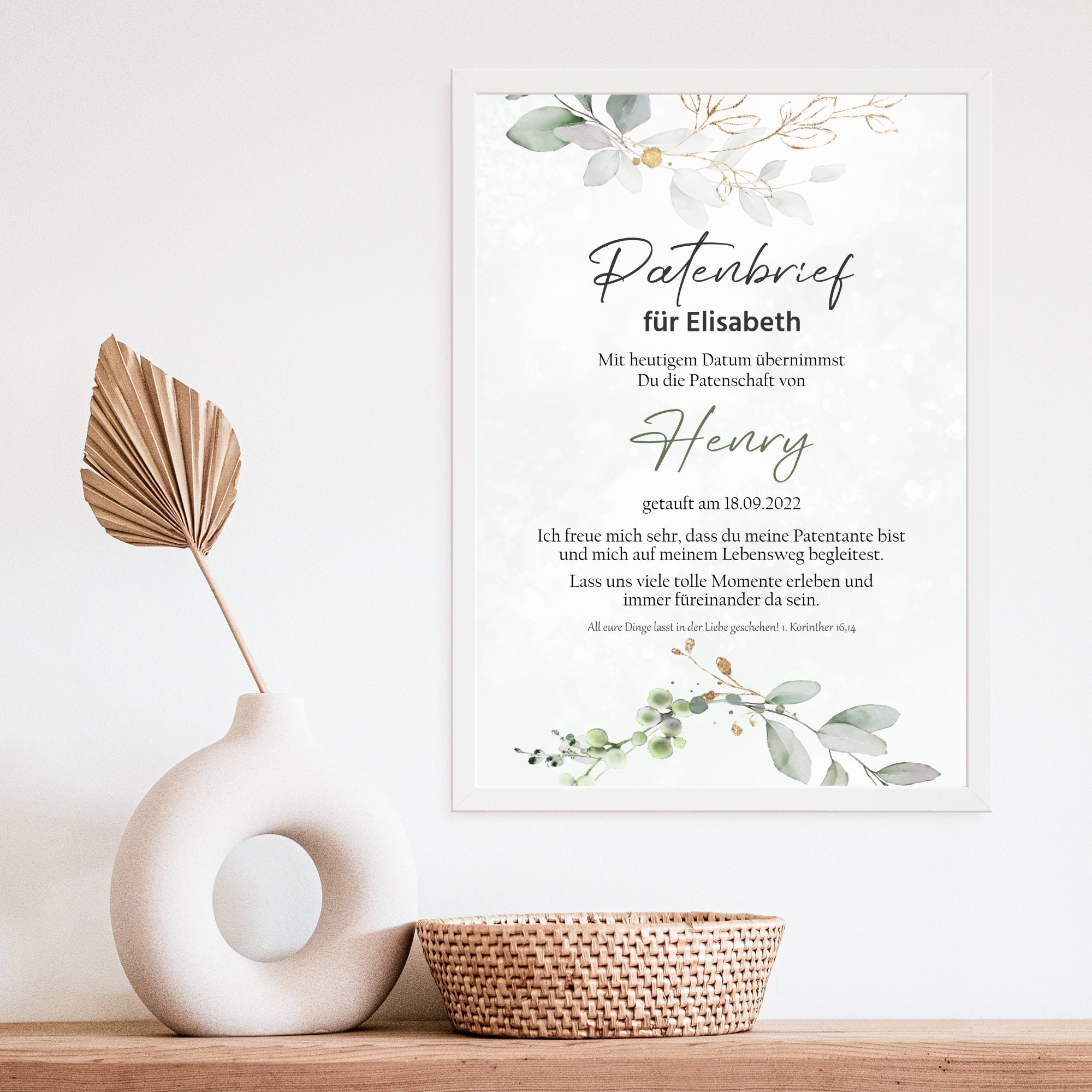 Carta de patente para padrino padrino Regalo para el - Etsy España