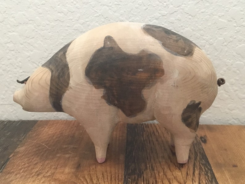Vintage Rare American Folk Art Pig by Santa Fe New Mexico Artist ...