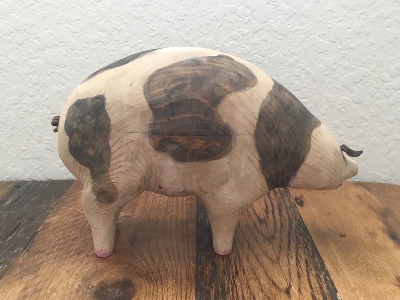 Vintage Rare American Folk Art Pig by Santa Fe New Mexico Artist ...