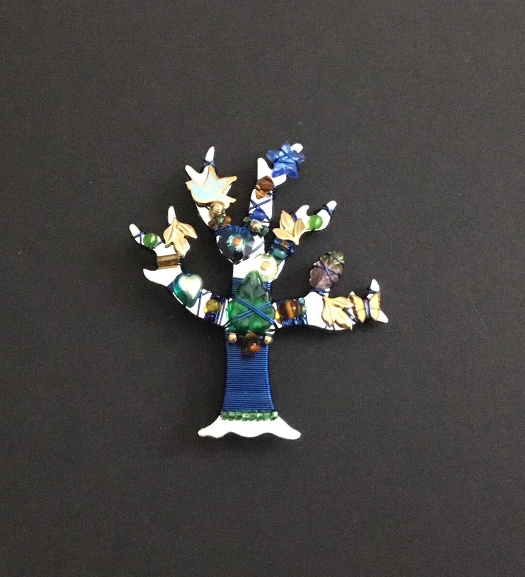 Brand New Never Worn Rare Vintage Handmade Liztech Brooch/pin Jewelry ...