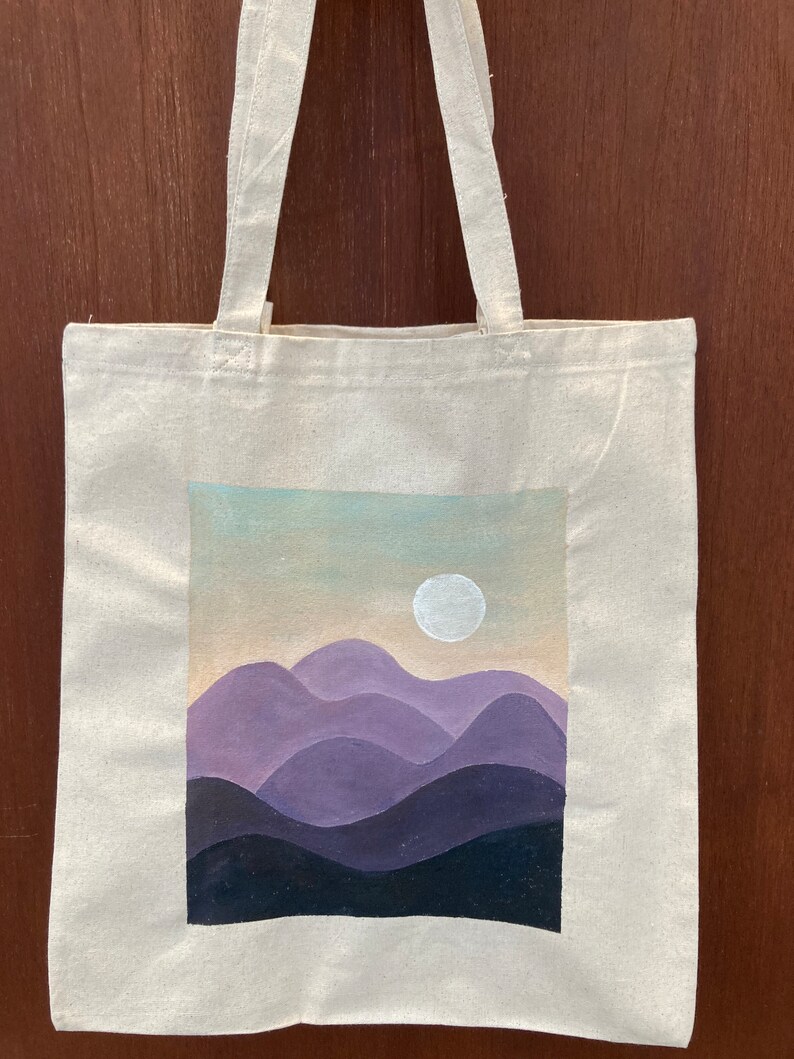 Custom Hand Painted Shopper, Unique Gift - Etsy