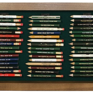 Golf Pencil Display Case | Holds 48 Round or Hexagonal Golf Pencils | 5 ...