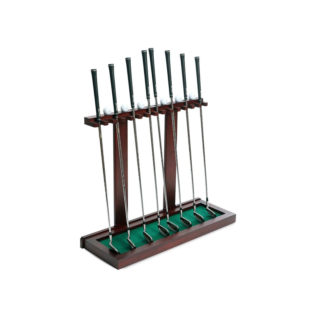Premium Wooden Club Display Rack | 14 Club Capacity | Perfect for Golf ...