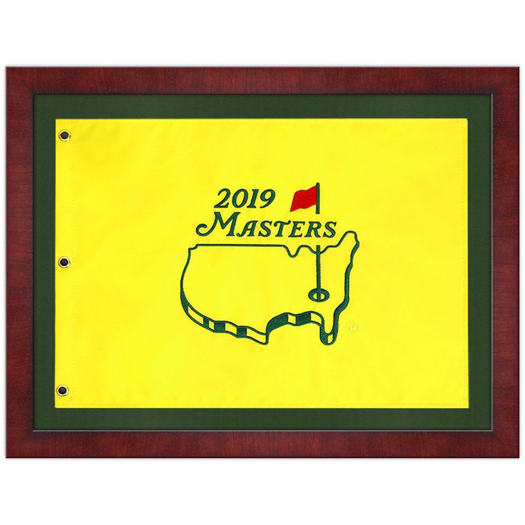 Golf Pin Flag Display Case | Solid Hardwood | Cherry Frame | Holds Pin ...