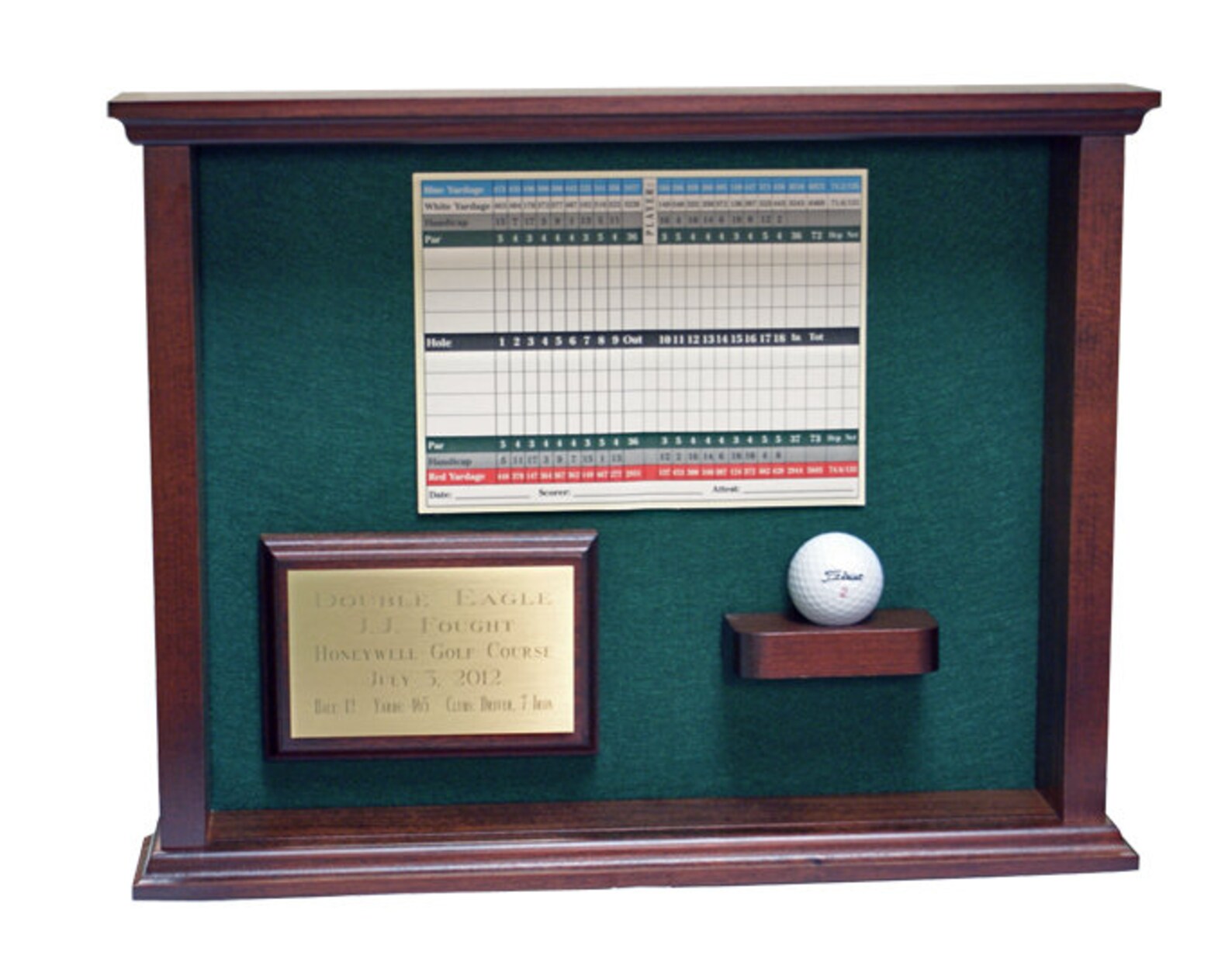 Golf Eagle, Double Eagle or Albatross Ball & Photo or Scorecard Shadow ...