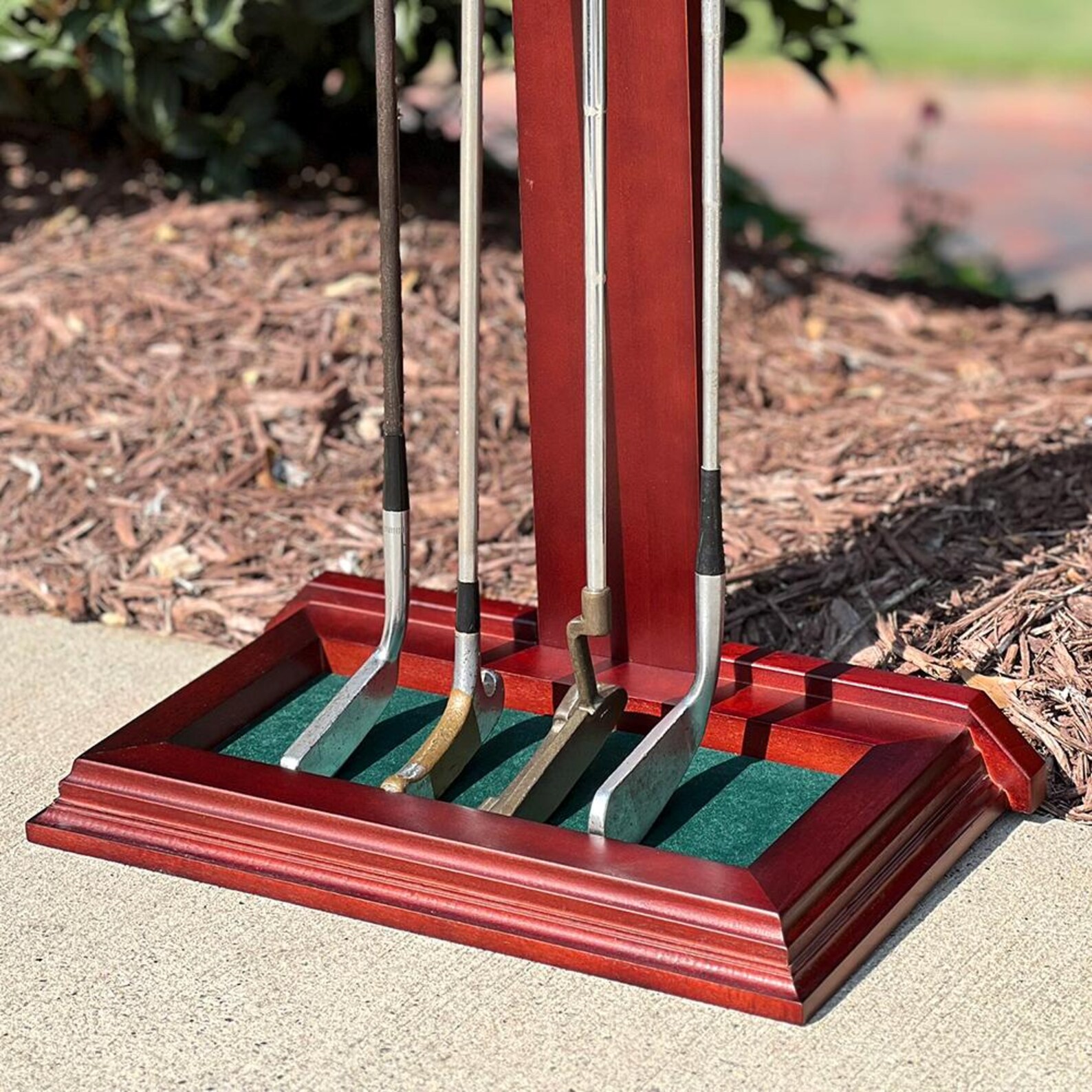 Premium Wooden Golf Putter Stand | Solid Wood | 3 Color Options | 4 ...