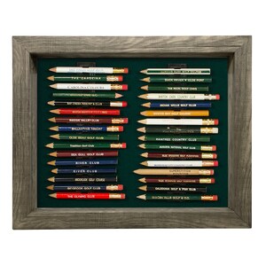Golf Pencil Display Case | Holds 32 Round or Hexagonal Golf Pencils | 5 ...