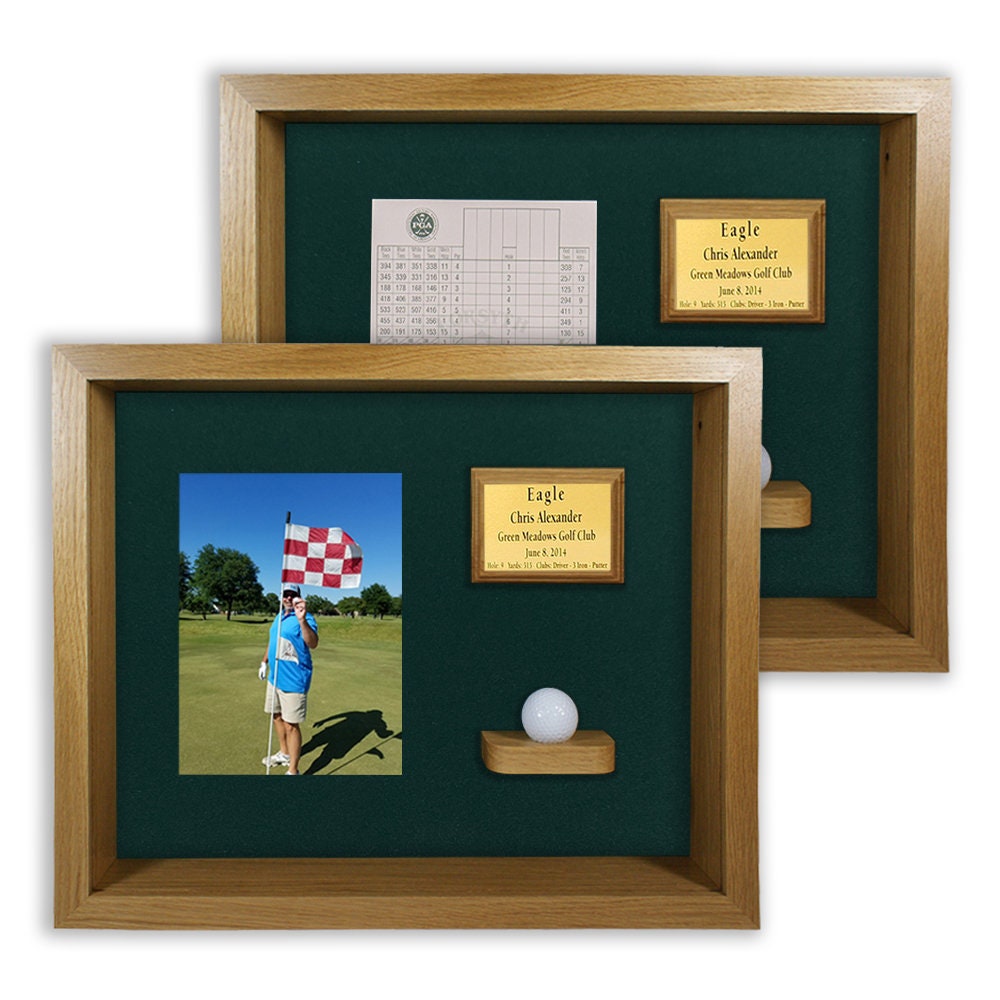 Golf Eagle, Double Eagle or Albatross Ball & Photo or Scorecard Shadow ...