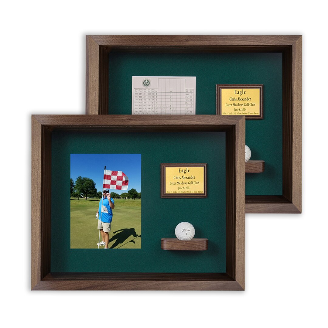 Golf Eagle, Double Eagle or Albatross Ball & Photo or Scorecard Shadow ...