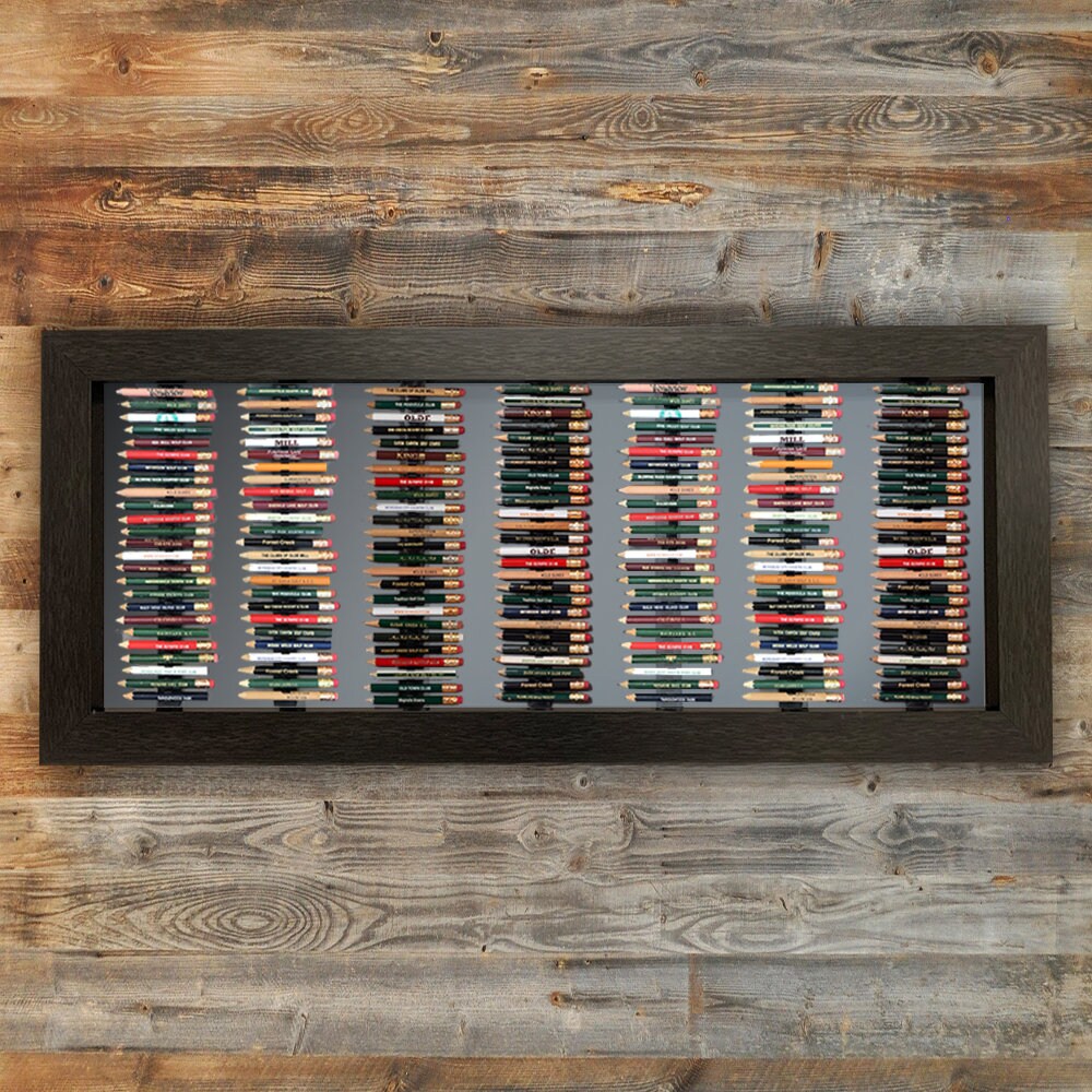 Golf Pencil Display Case | Holds 175 Round or Hexagonal Golf Pencils ...