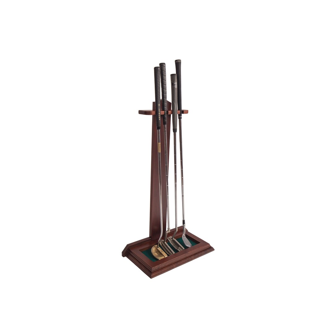 Premium Wooden Golf Putter Stand | Solid Wood | 3 Color Options | 4 ...