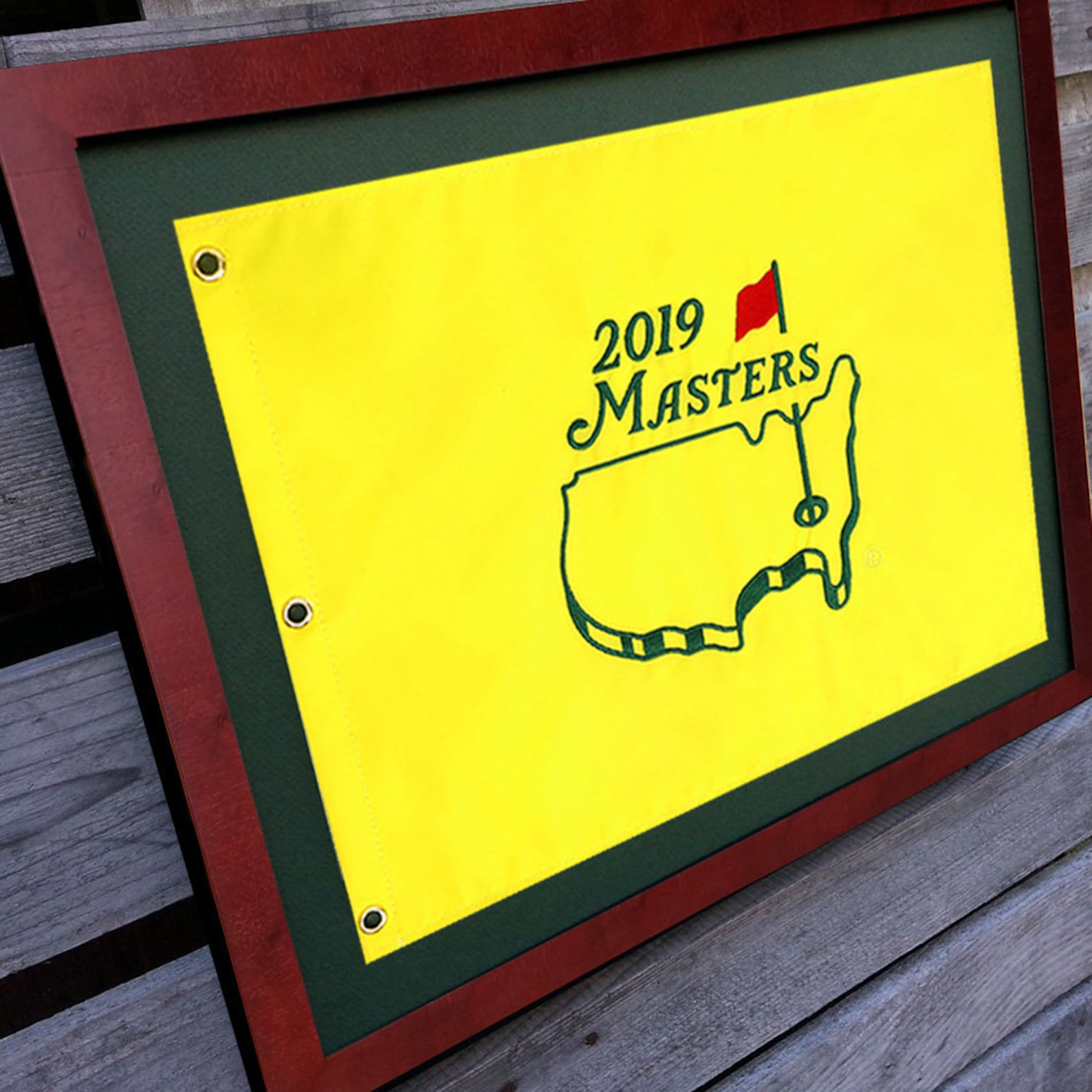 Golf Pin Flag Display ~ Golf Pin Flags up to 14" X 20" ~ Finish - Etsy