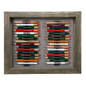 Golf Pencil Display Case | Holds 32 Round or Hexagonal Golf Pencils | 5 ...