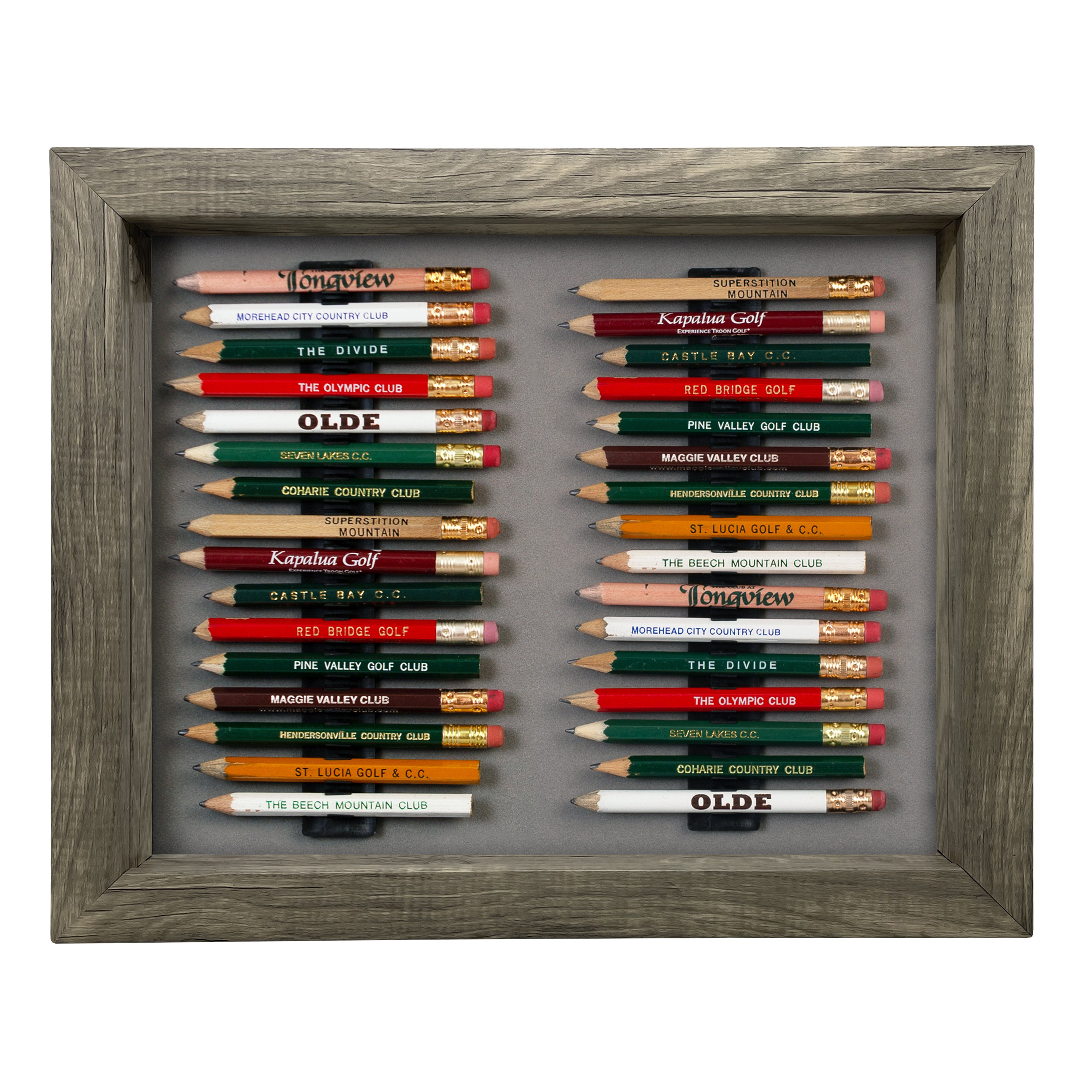 Golf Pencil Display Case | Holds 32 Round or Hexagonal Golf Pencils | 5 ...
