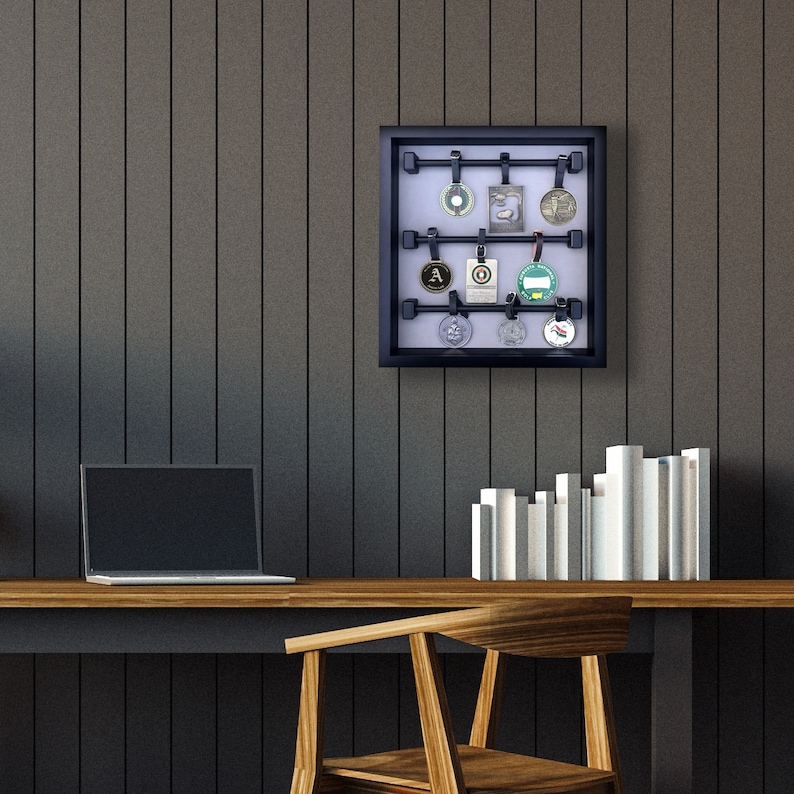 Golf Bag Tag Collection Display With Acrylic Cover | Holds 40 Bag Tags ...