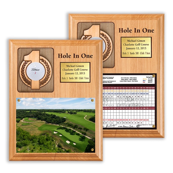 Hole in One Plaque - Etsy