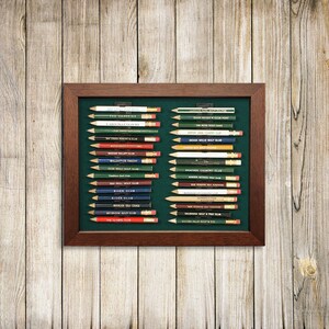 Golf Pencil Display Case | Holds 32 Round or Hexagonal Golf Pencils | 5 ...
