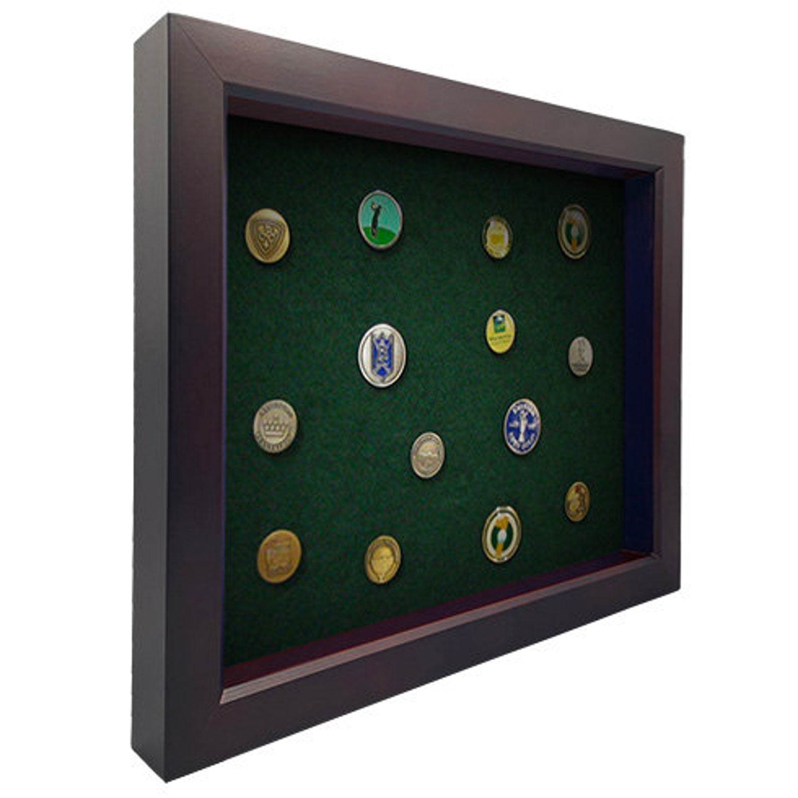 Shadow Box Golf Ball Marker Display - Etsy