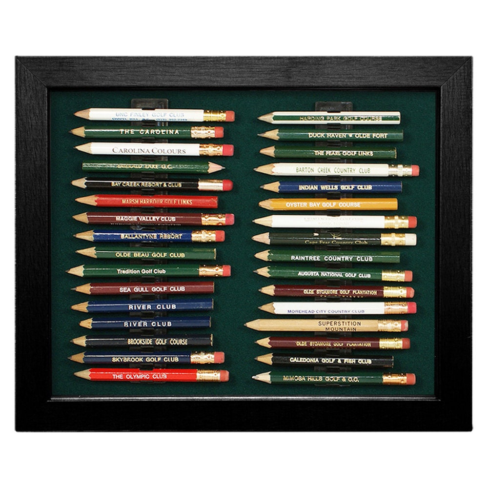 Golf Pencil Display Case | Holds 32 Round or Hexagonal Golf Pencils | 5 ...