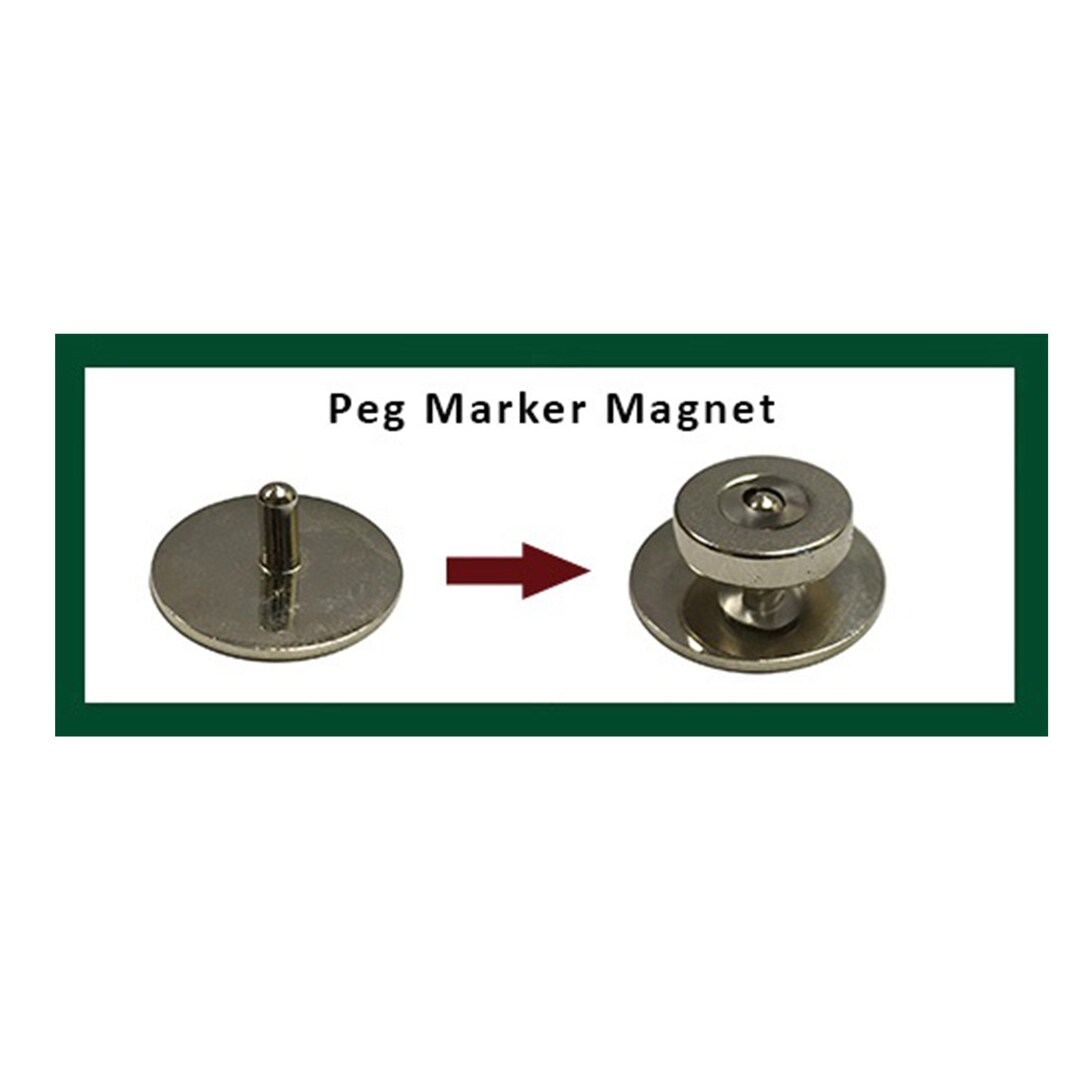 Golf Ball Marker Display Magnets for Peg Markers | 4 Quantities to ...