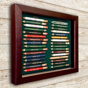 Golf Pencil Display Case | Holds 32 Round or Hexagonal Golf Pencils | 5 ...