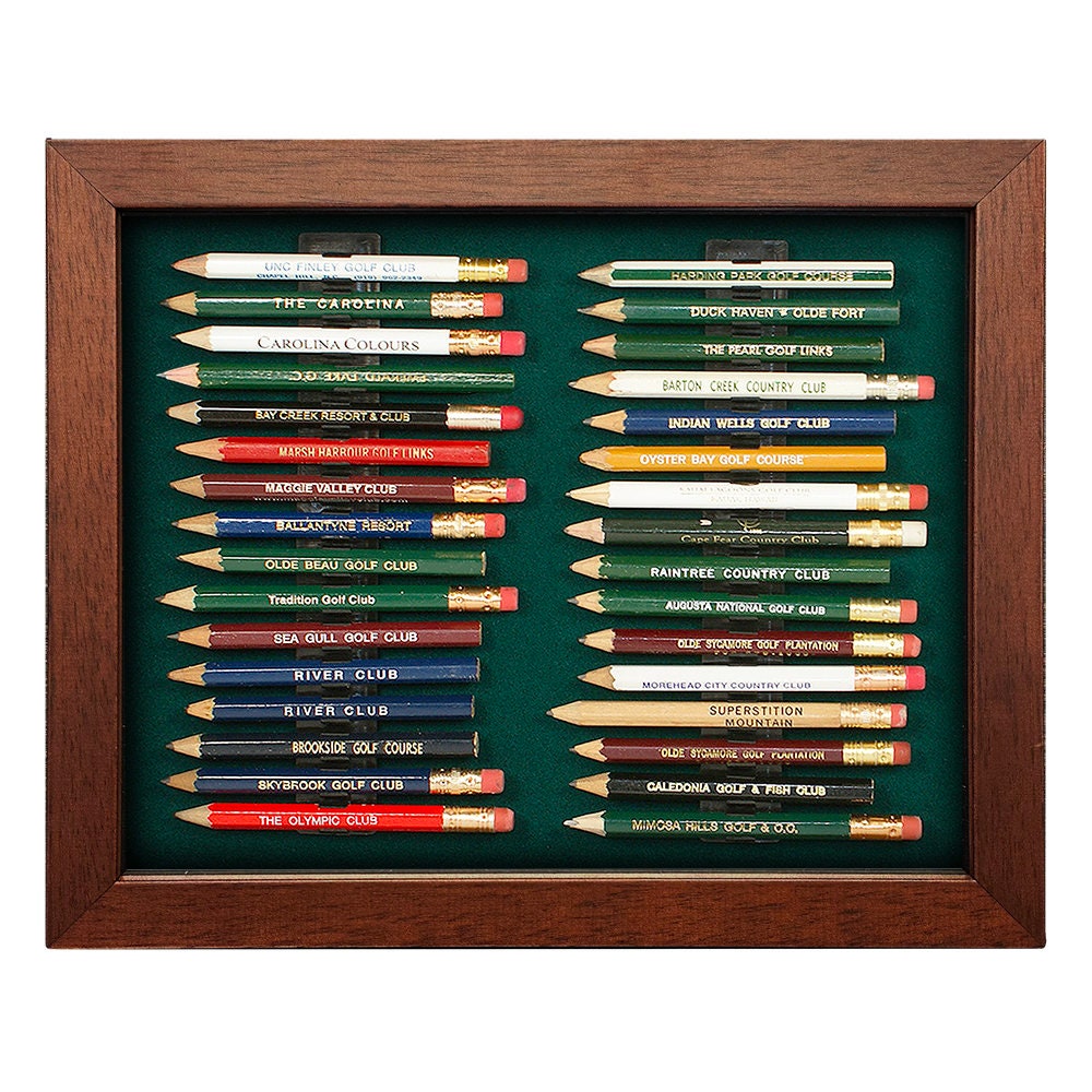 Golf Pencil Display Case | Holds 32 Round or Hexagonal Golf Pencils | 5 ...