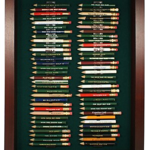Golf Pencil Display Case | Holds 64 Round or Hexagonal Golf Pencils ...