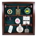 Golf Bag Tag Collection Display With Acrylic Cover | Holds 40 Bag Tags ...