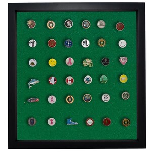 Golf Ball Marker Display Case~holds 100 Flat or Pegged Ball Markers ...