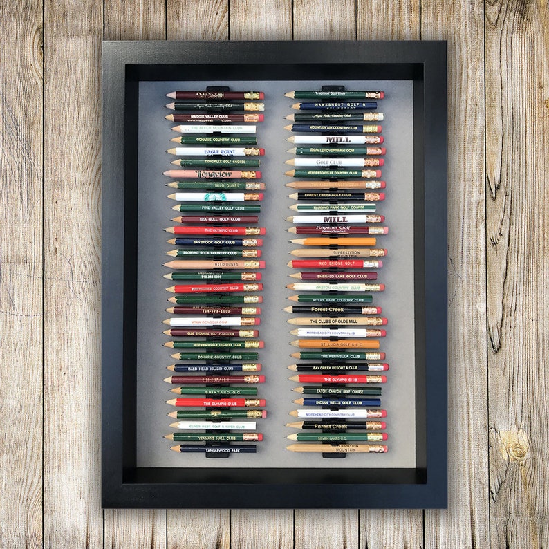 Golf Pencil Display Case | Holds 64 Round or Hexagonal Golf Pencils ...