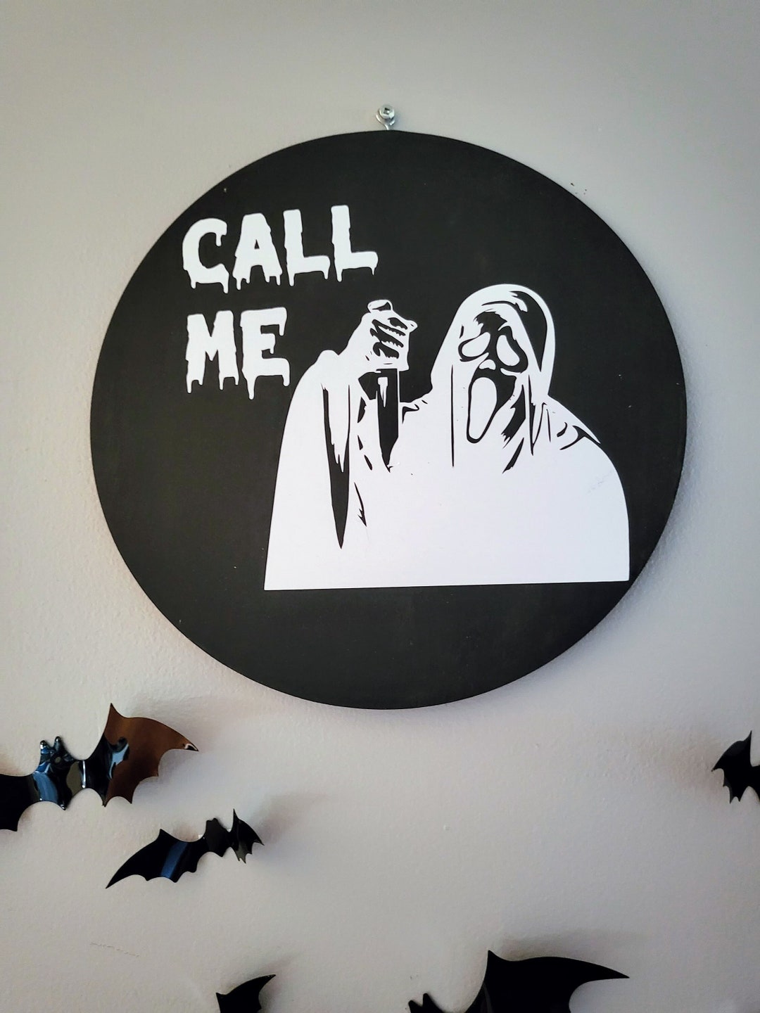 Scream Wall Hanging, Home Decor, Horror Home Decor, Scream Decor ...