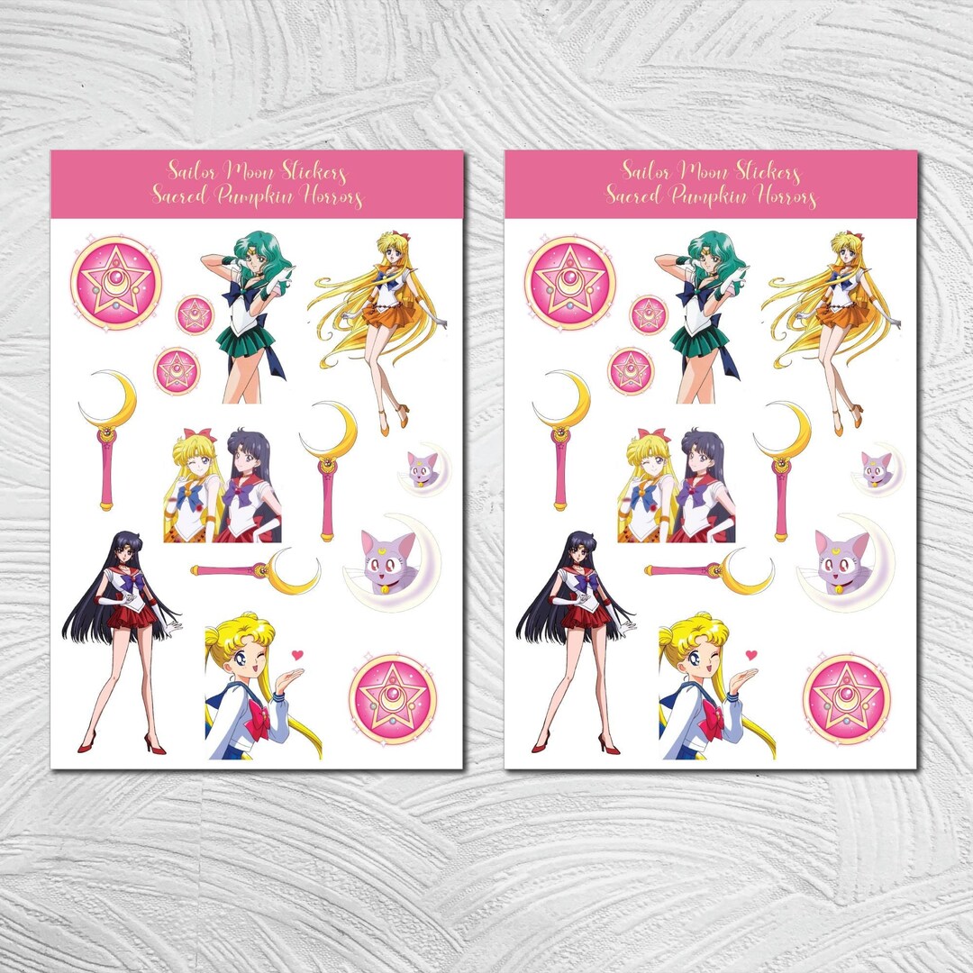 Sailor Moon Sticker Pack, Sailor Moon, Kids Stickers, Educational Toys ...