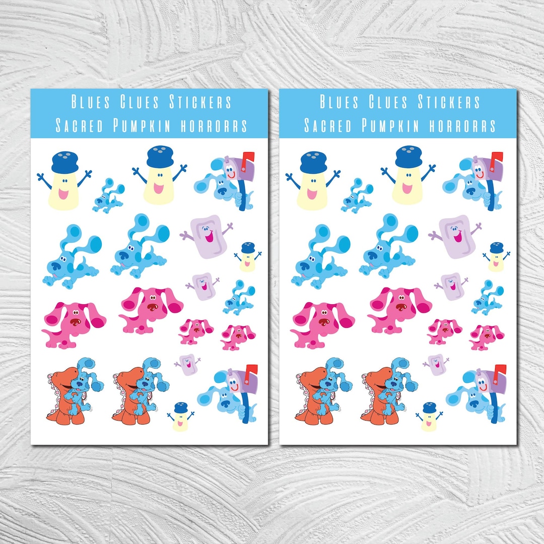 Blues Clues Sticker Pack, Blues Clues, Kids Stickers, Educational Toys ...
