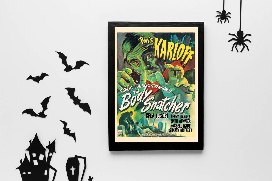 Body Snatcher Poster, Vintage Movie Poster, Body Snatcher, Horror ...