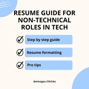 Resume Guide for Non-technical Roles in Tech - Etsy