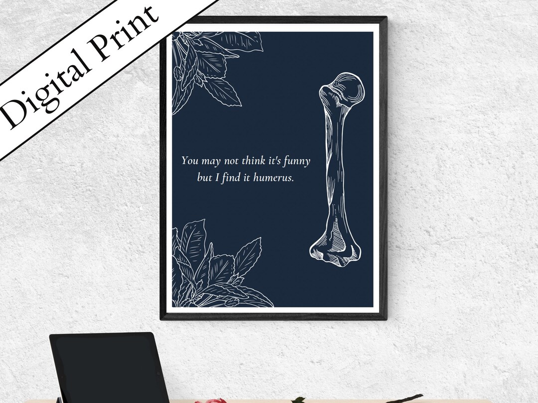 I Found This Humerus - Printable Decor - Puns - Jokes - Wall Art ...