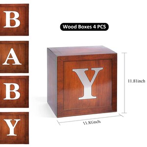 Baby Boxes With Letters for Baby Shower,balloon Boxes With Letters for ...