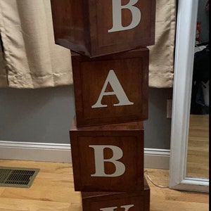 Baby Boxes With Letters for Baby Shower,balloon Boxes With Letters for ...