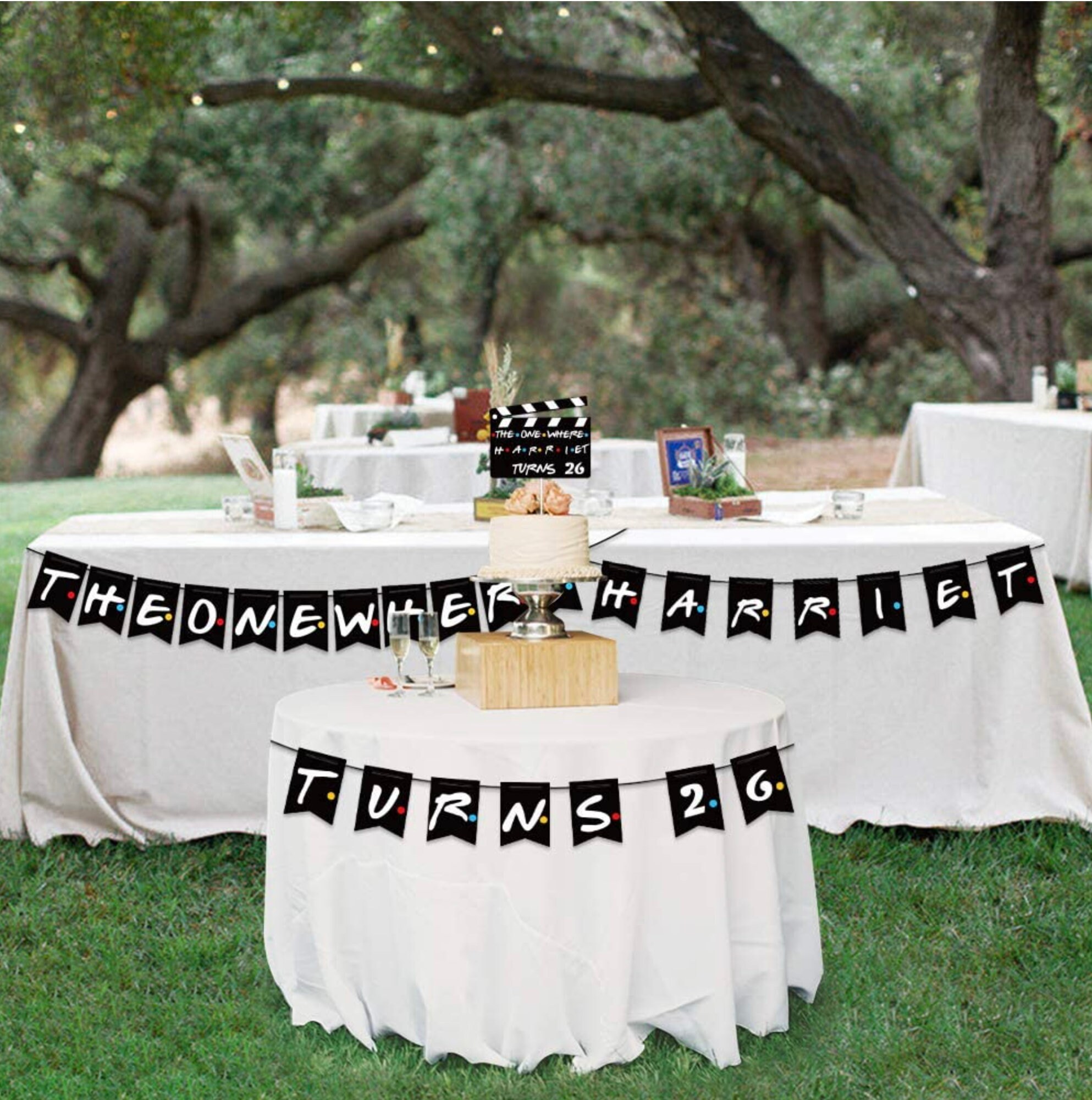 Friends Themed Birthday Banner the One Where Turns Banner | Etsy