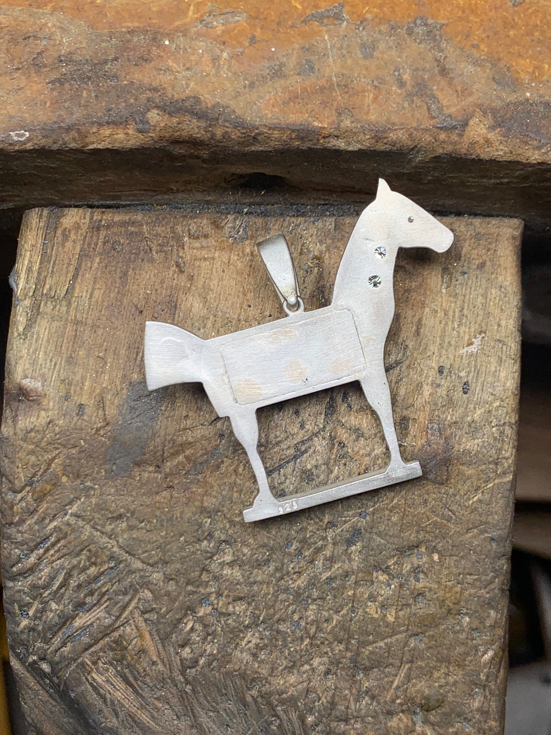 Handmade Tryon Morris the Horse in Sterling Silver - Etsy