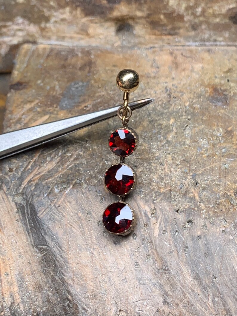 Vintage Garnet Set - Etsy
