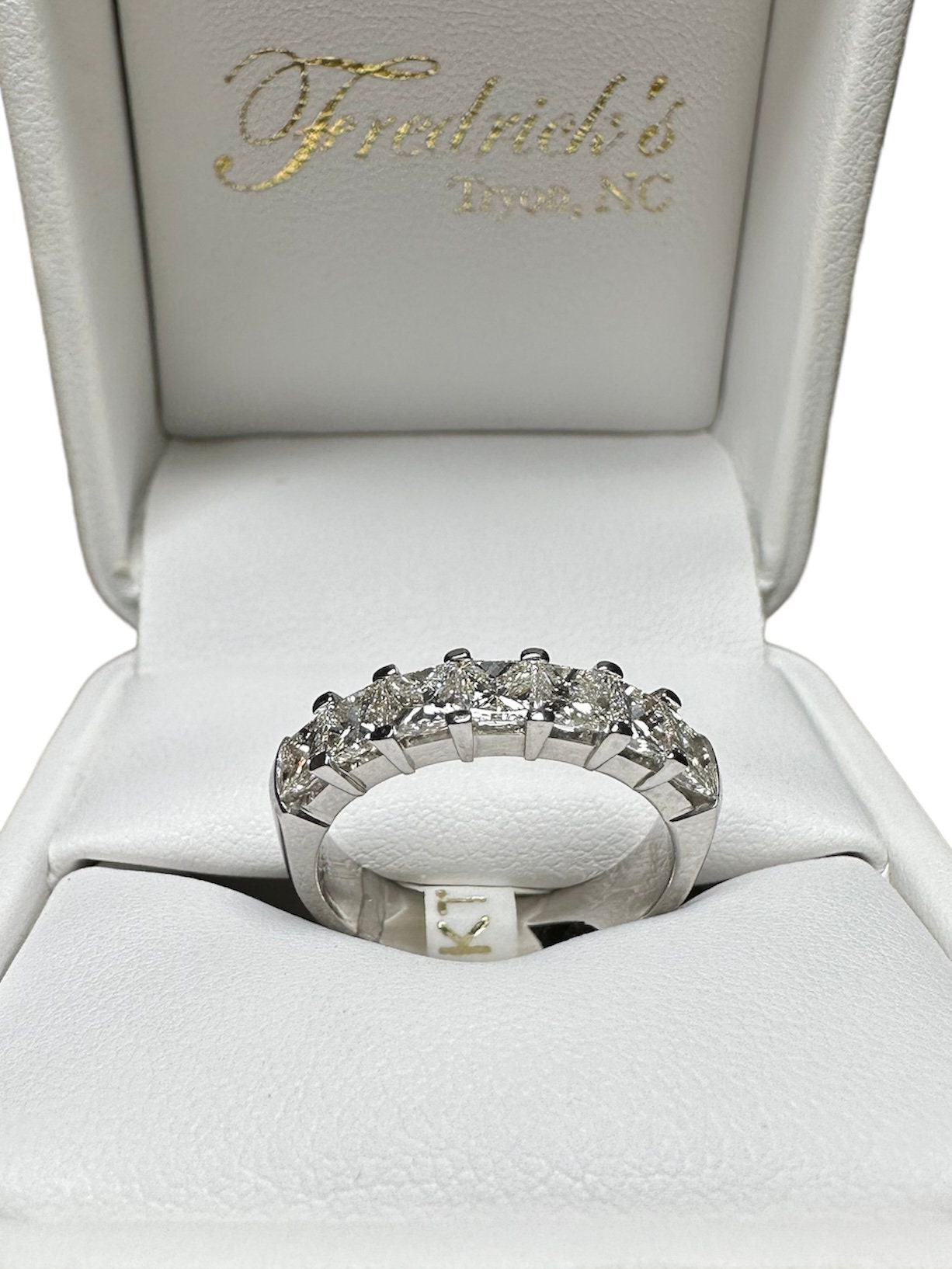 Princess Cut Diamond Anniversary Band - Etsy