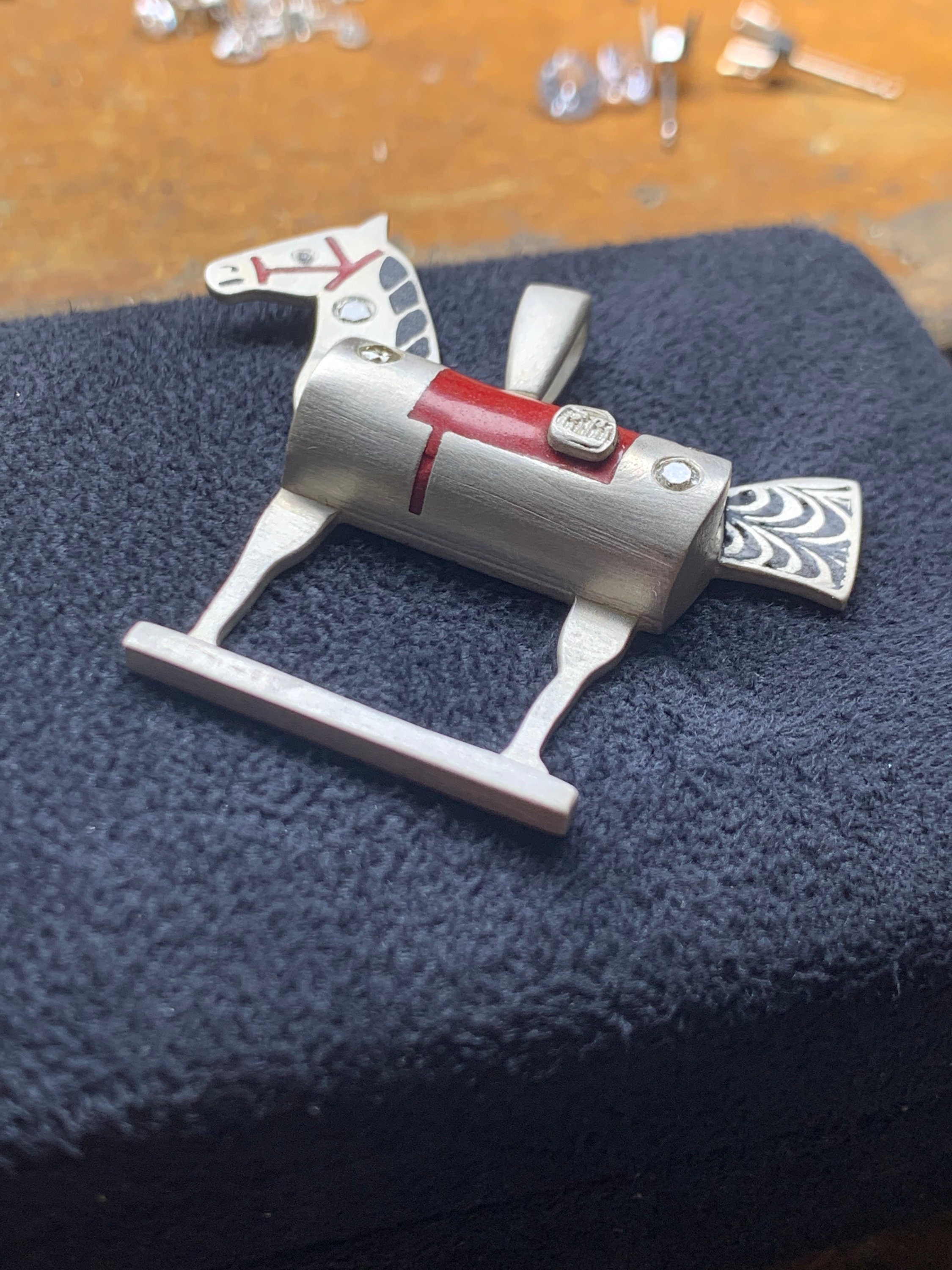 Handmade Tryon Morris the Horse in Sterling Silver - Etsy