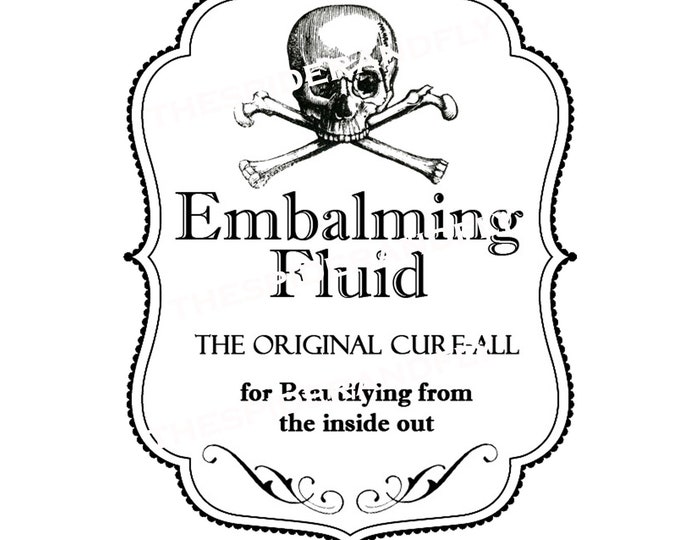 SALE Eternal Rest 1927 Embalming Fluid Stickers - Etsy