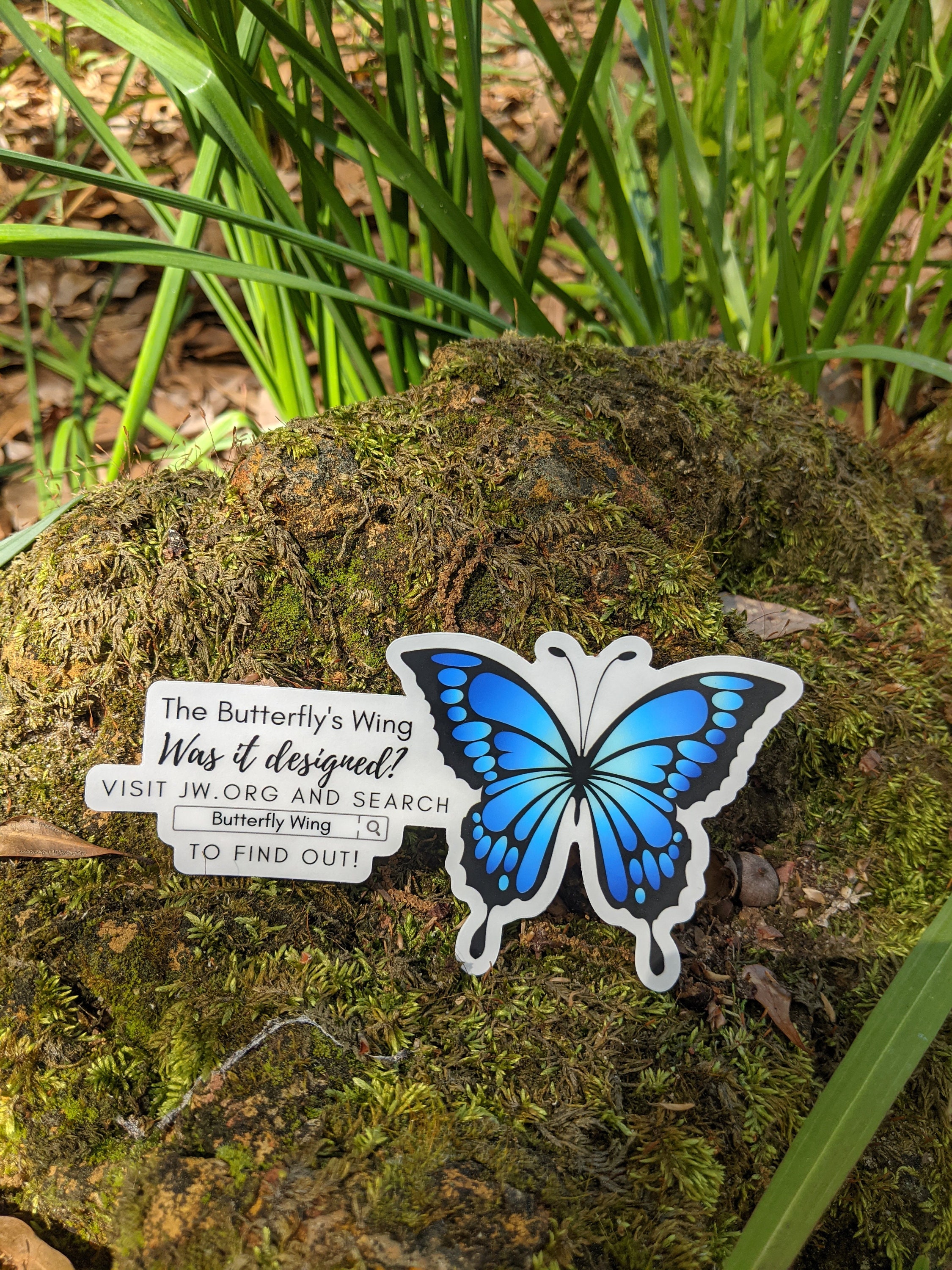 JW was It Designed Butterfly Wing . Sticker . JW - Etsy