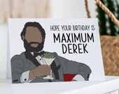 Maximum Derek Birthday Card the Good Place Hope Your - Etsy