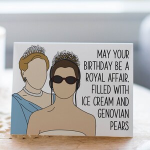 Princess Diaries Birthday Card: Funny Nostalgic Chick Flick - Etsy